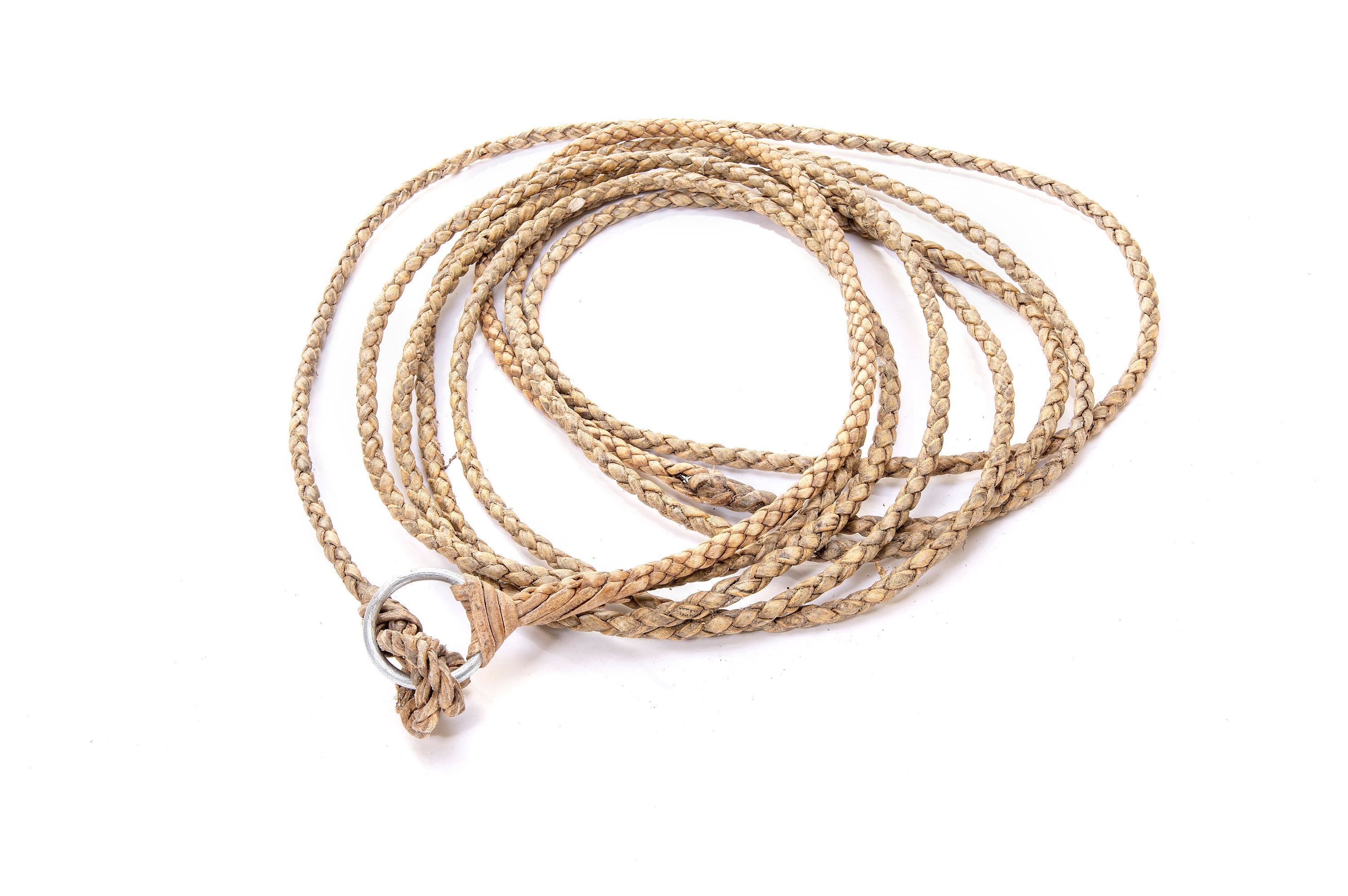Ranch Rawhide Rope, Lasso Cowboy Rope, Braided Ranch Rope, Western ...