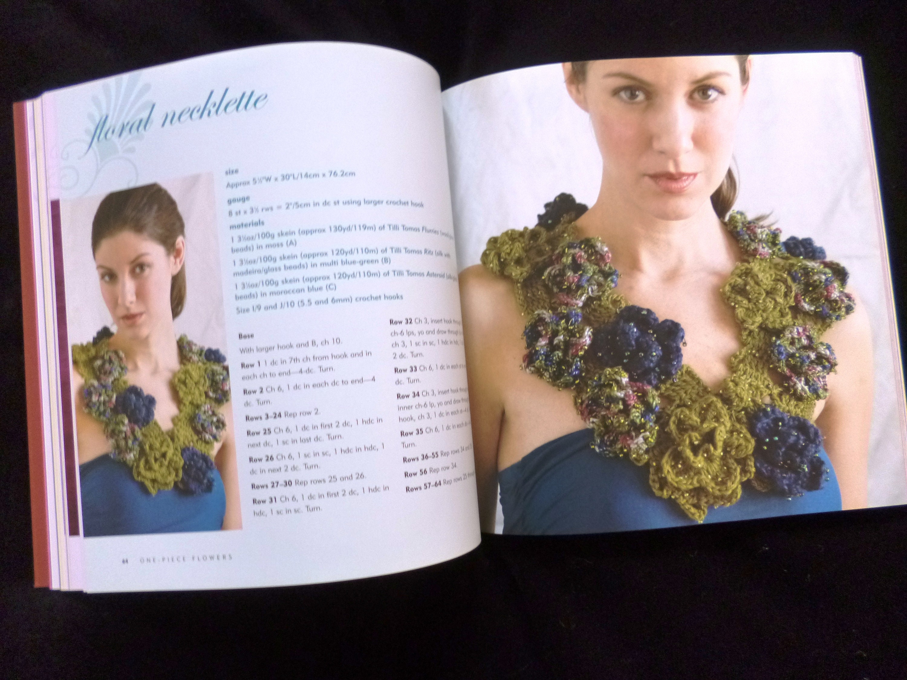 Crocheted Flowers by Nicky Epstein Crochet Pattern Book of | Etsy