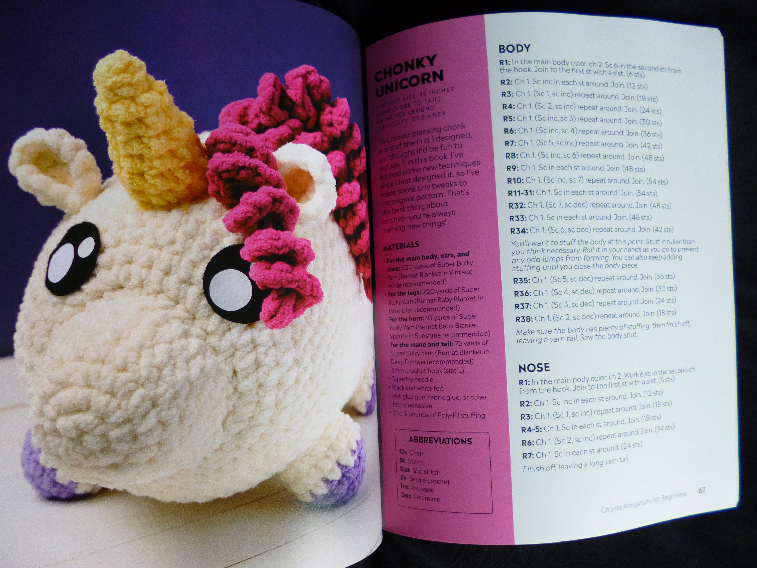 CHONKY Amigurumi Animals for Beginners by Sarah Csiacsek (chee-check ...