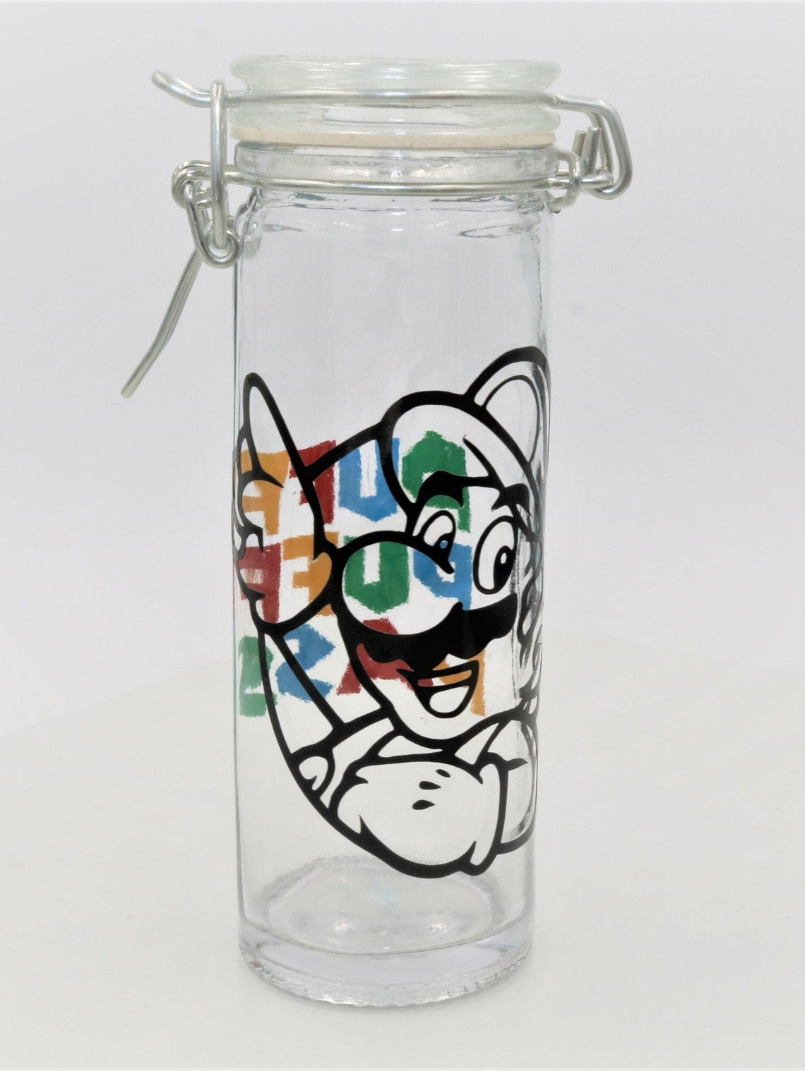 Stache / Stash Jar Mario Puff Puff Pass 3 Sizes | Etsy