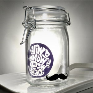 Stache / Stash Jar "willy Wonka" **NEW** Available in 3 Sizes! - Etsy