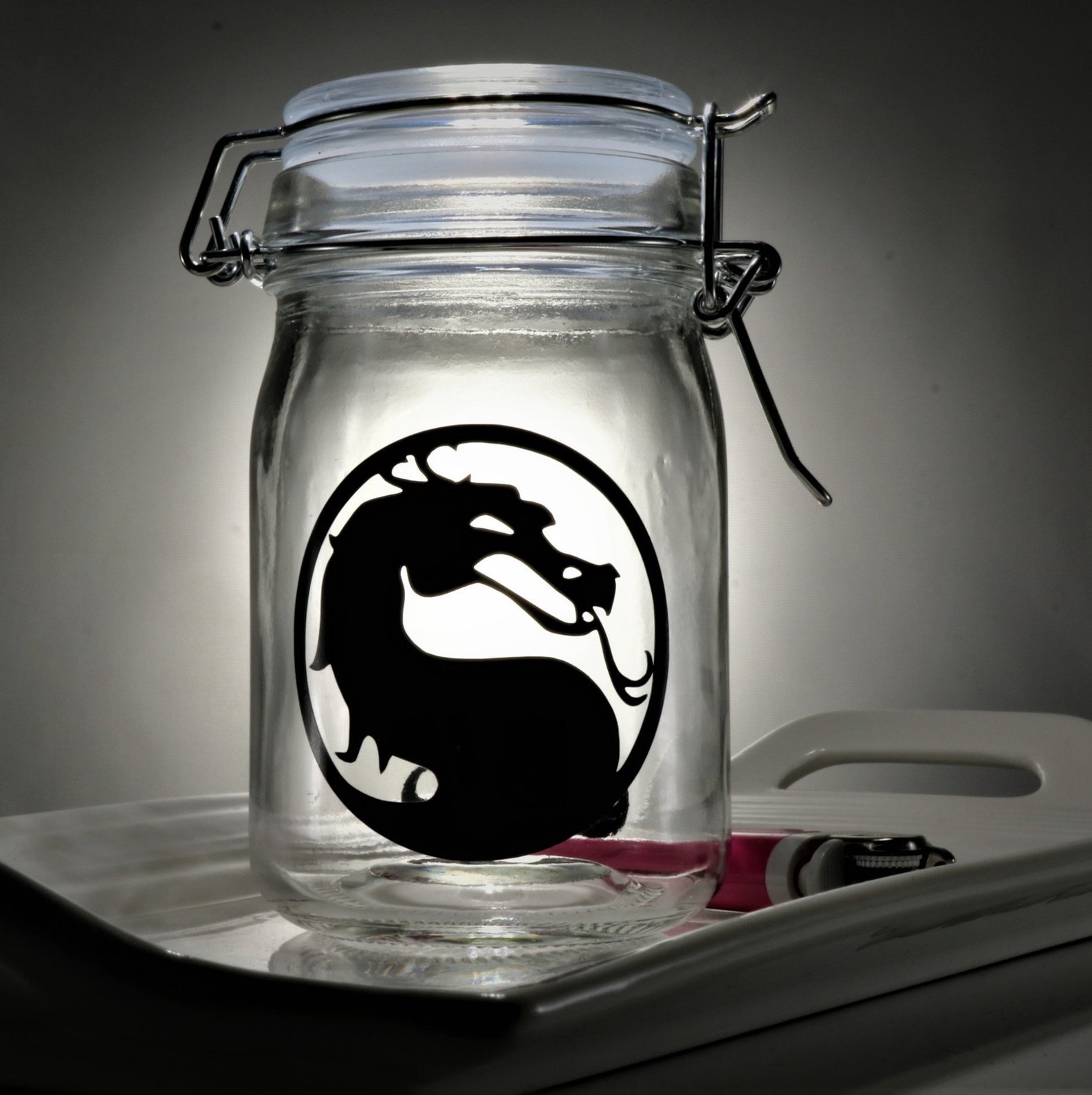 Stache / Stash Jar mortal Kombat 3 Sizes - Etsy