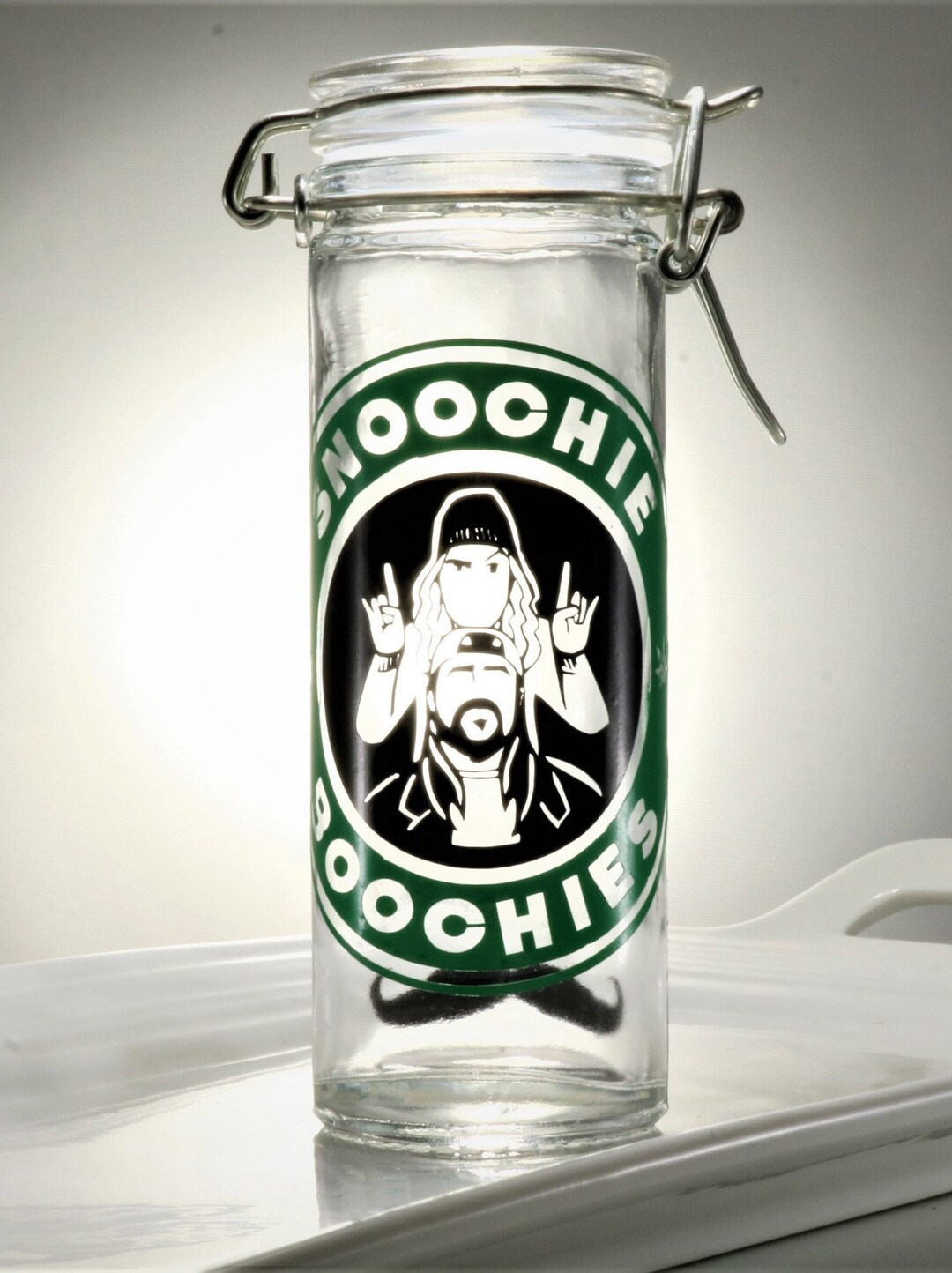 Stache / Stash Jar jay & Silent Bob Snoochie - Etsy