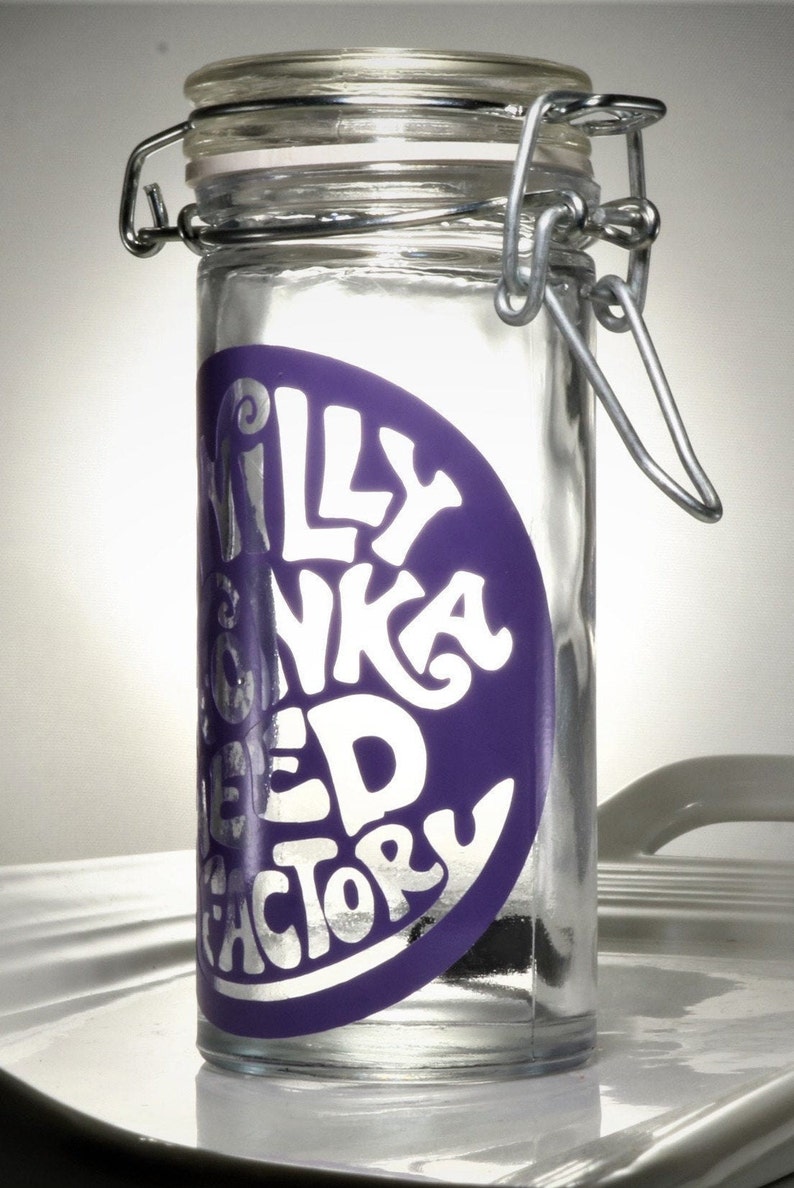 Stache / Stash Jar willy Wonka NEW Available | Etsy