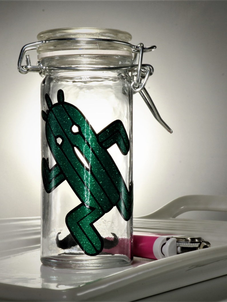 Stache / Stash Jar Cactuar Glitter Edition 2 | Etsy