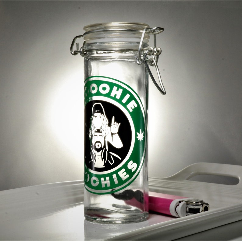 Stache / Stash Jar jay & Silent Bob Snoochie | Etsy