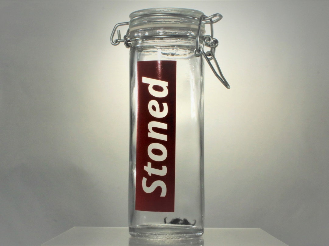 Stache / Stash Jar stoned 5tall - Etsy