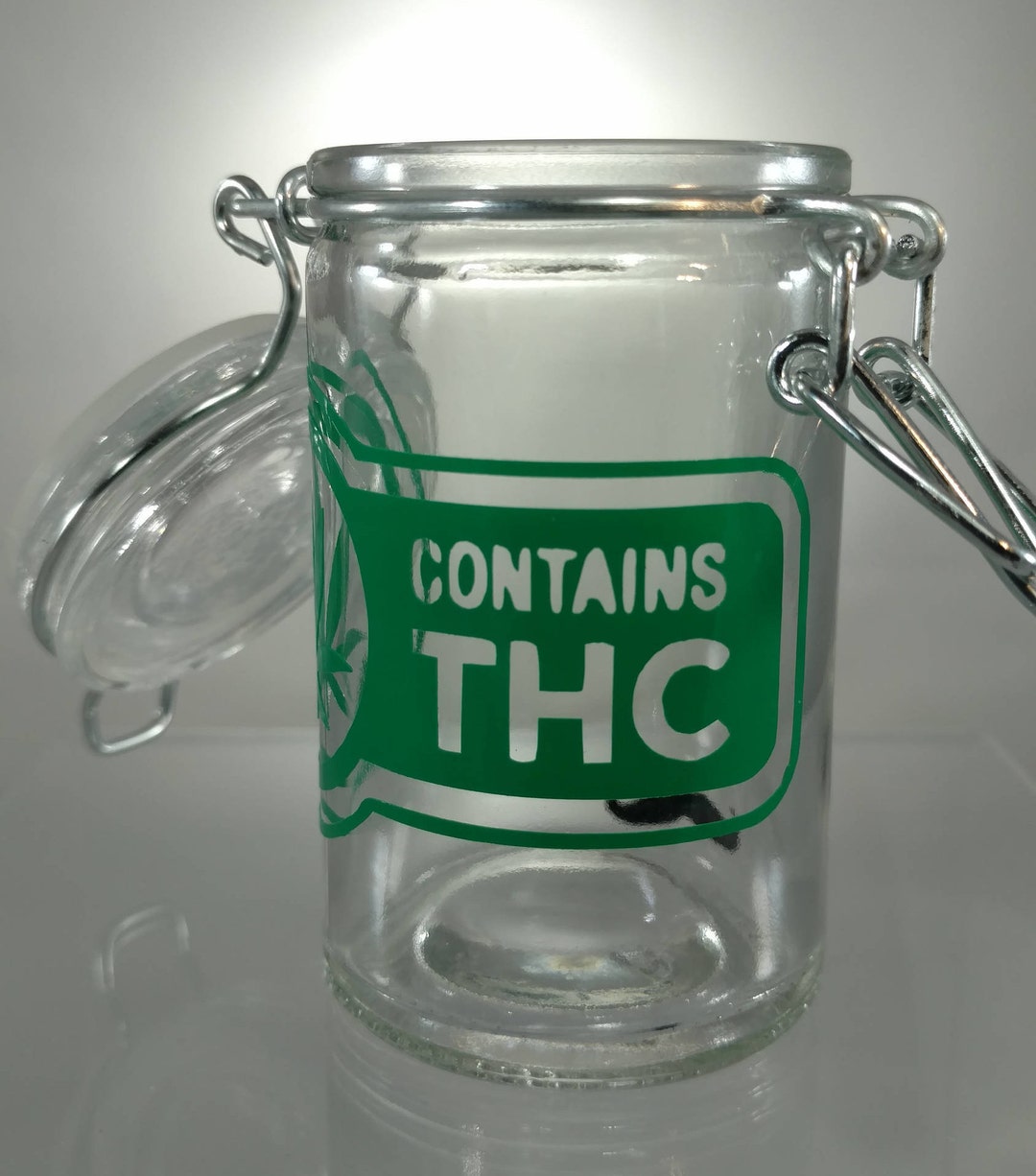 Stache / Stash Jar contains Thc Now Available in 2 Sizes - Etsy