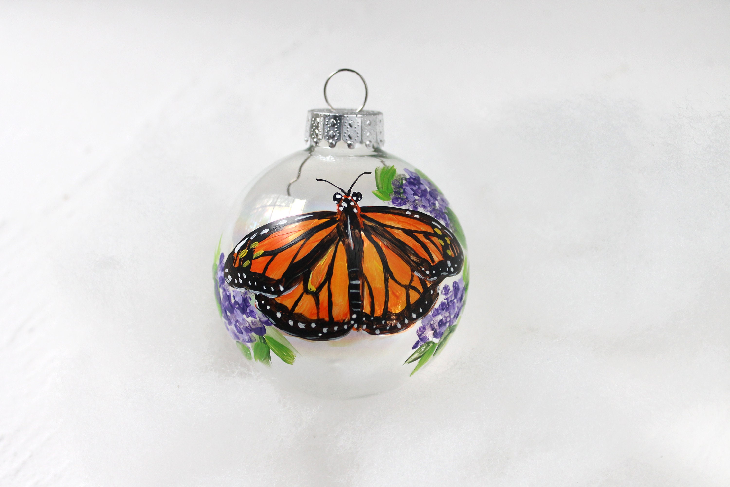 Monarch Butterfly Ornament,custom Handdrawn Ornament,personalized ...