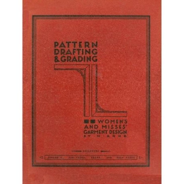 Pattern Drafting Book - Etsy