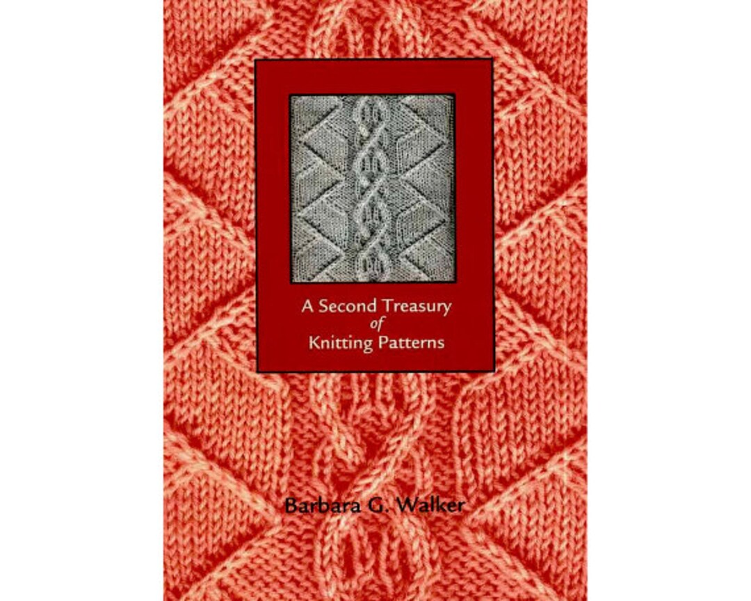 A Second Treasury of Knitting Patterns / Vintage Book / Instant ...