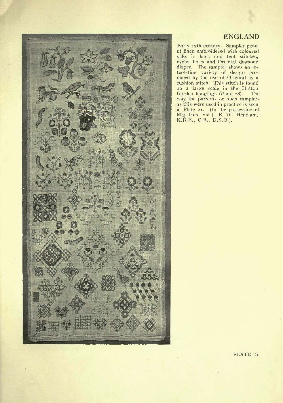 A Book of Old Embroidery 1921 Antique book History | Etsy