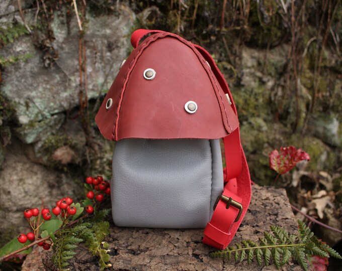 Amanita Mushroom Bag, Toadstool Nymph Purse, Fairy Bag, Larp Garb ...