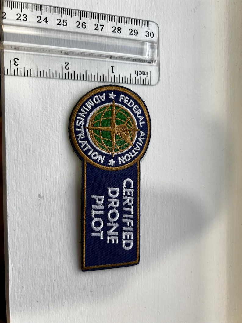 FAA Certified Drone Pilot Patch 2 X 4 Inch (w Hook and Loop Closure or Be Sewn) - Etsy
