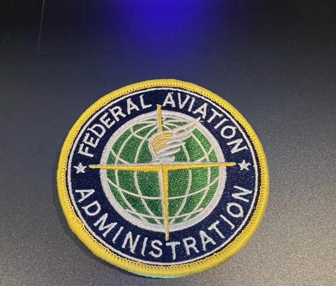 FAA Patch 3" - Hook and Loop Closure. (w Hook and Loop Closure or Be ...