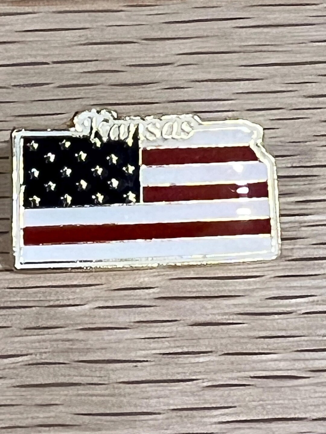 Kansas State Lapel Pin US Flag American USA Patriot Politics - Etsy