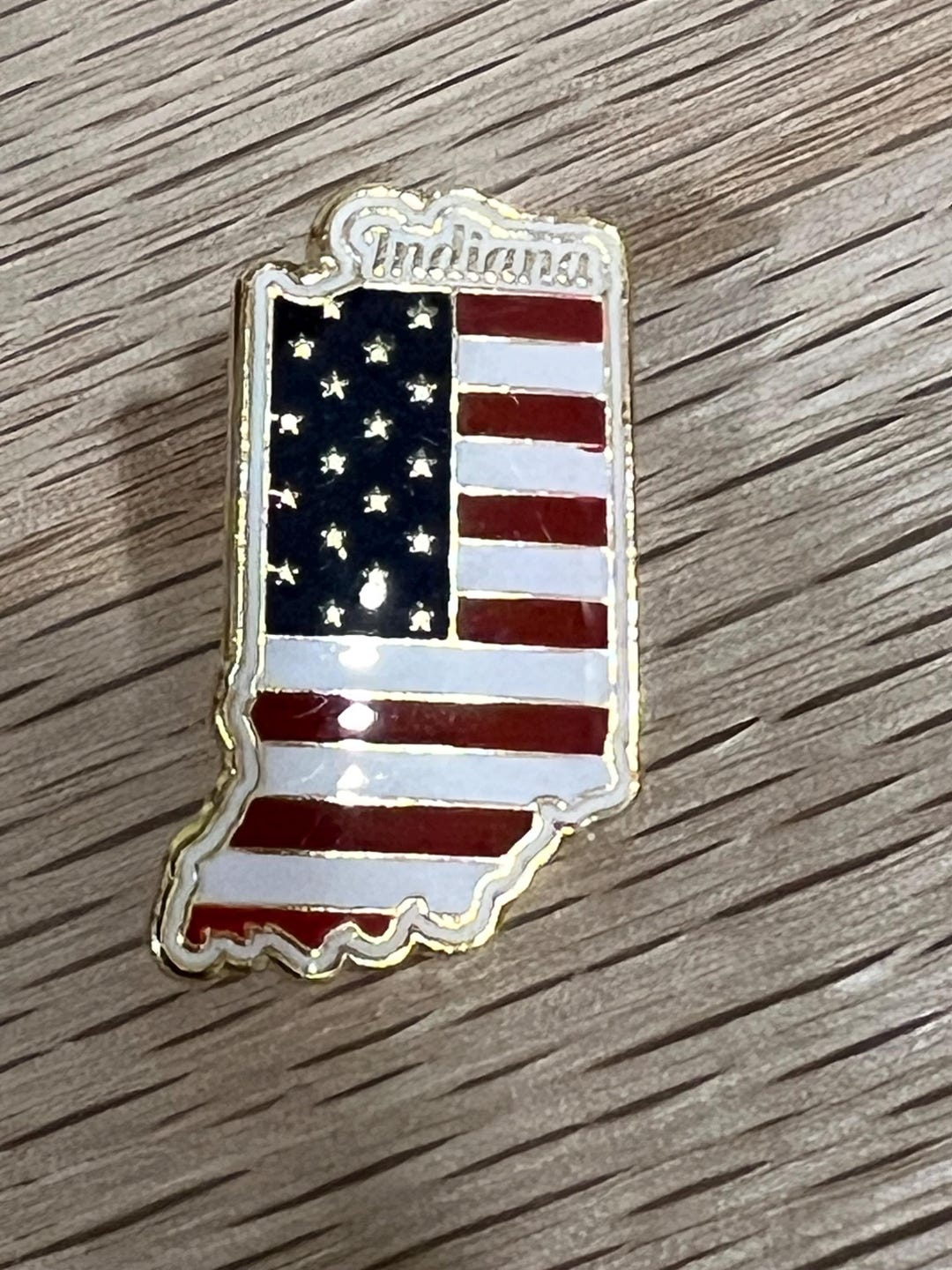 Indiana State Lapel Pin US Flag American USA Patriot Politics - Etsy