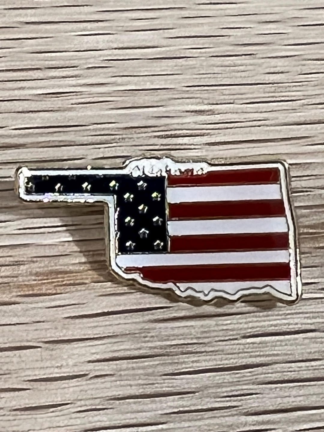 Oklahoma State Lapel Pin US Flag American USA Patriot Politics - Etsy