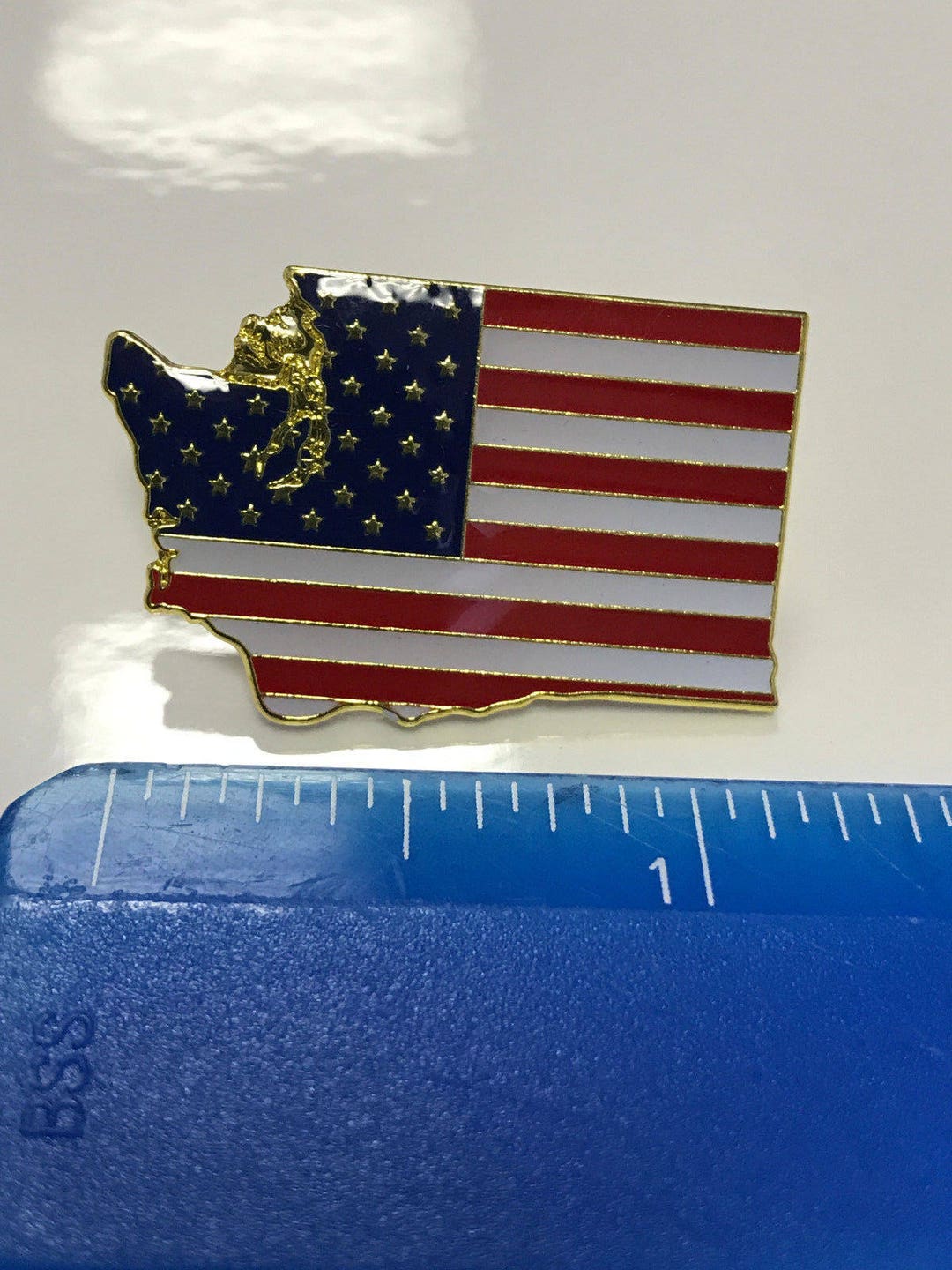 Washington State Lapel Pin WA US Flag American USA Patriot Politics - Etsy