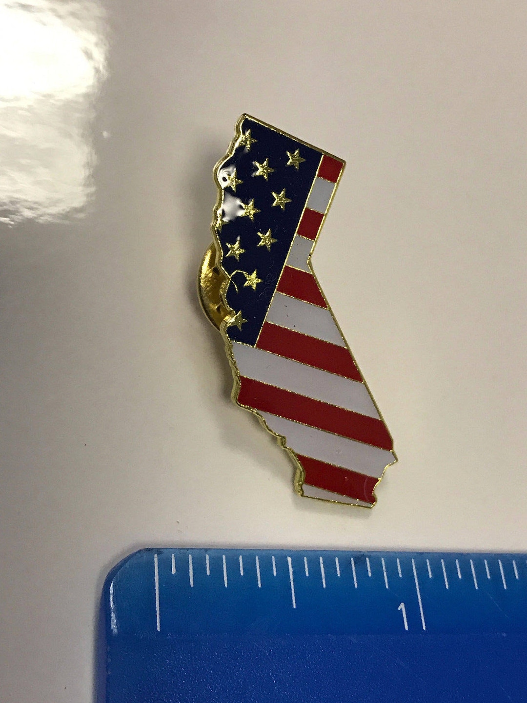 California State Lapel Pin CA US Flag American USA Patriot Politics - Etsy