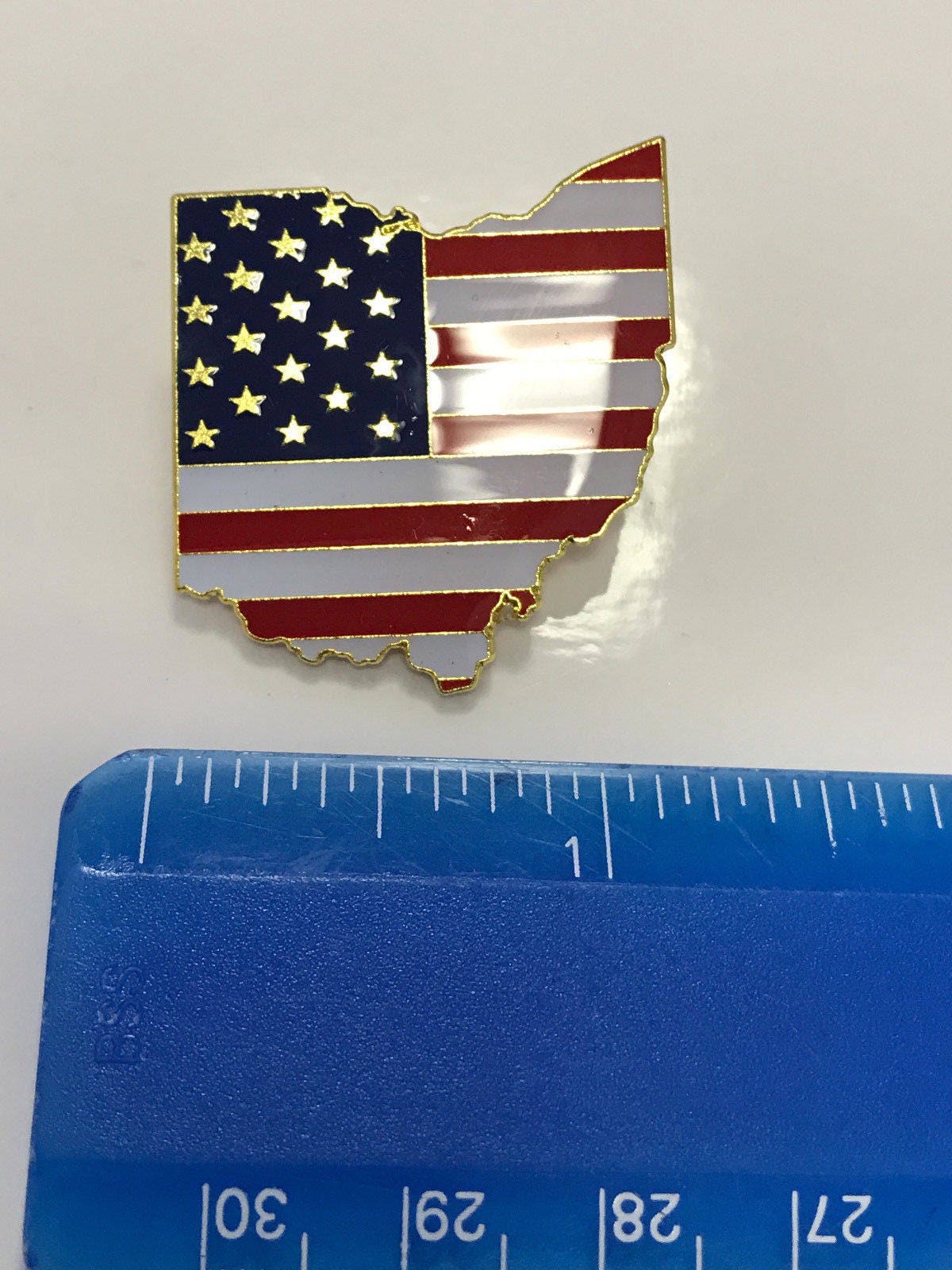 Ohio State Lapel Pin OH US Flag American USA Patriot Politics - Etsy