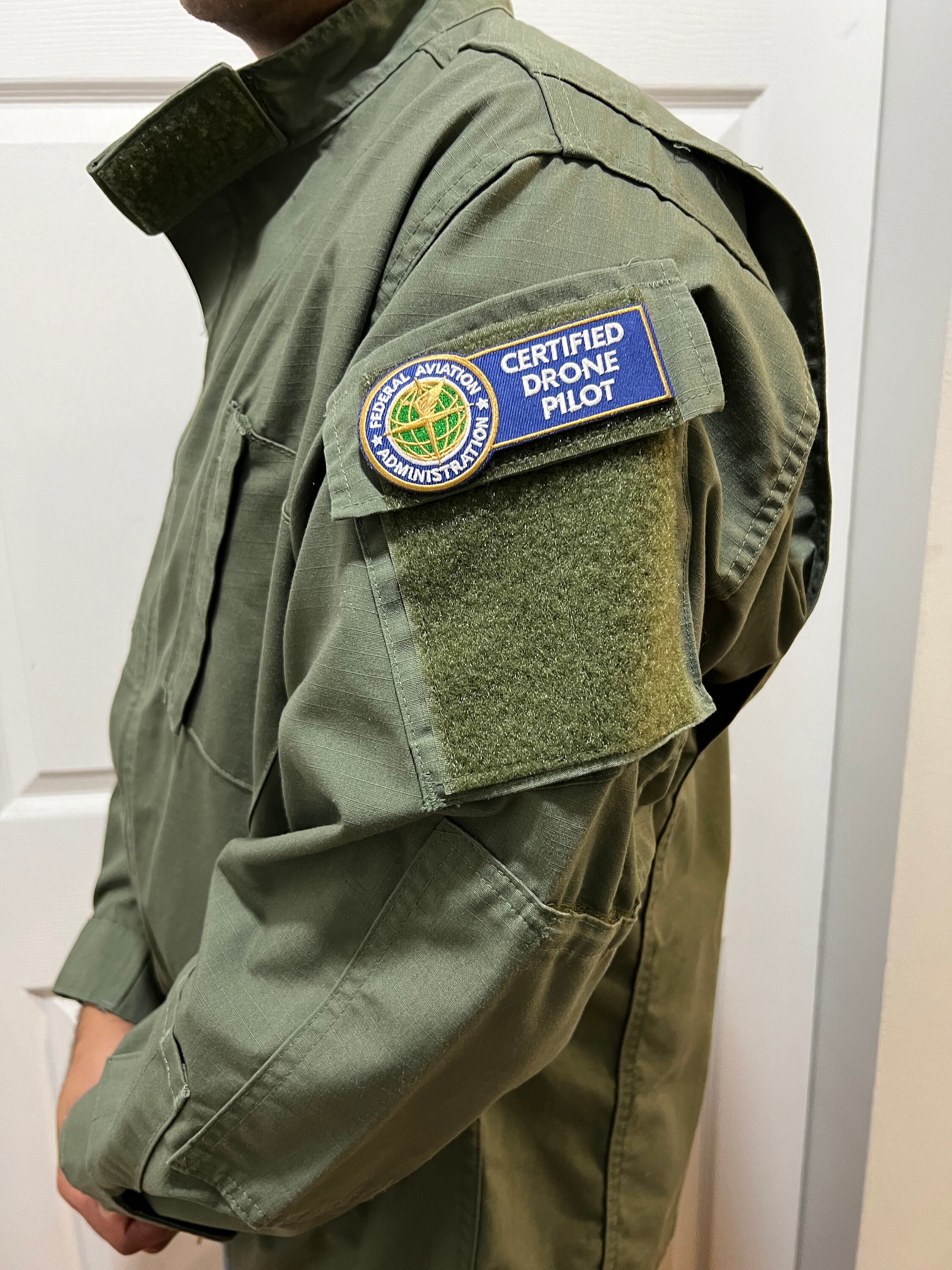 FAA Certified Drone Pilot Patch 2 X 4 Inch w Hook and Loop Closure or ...