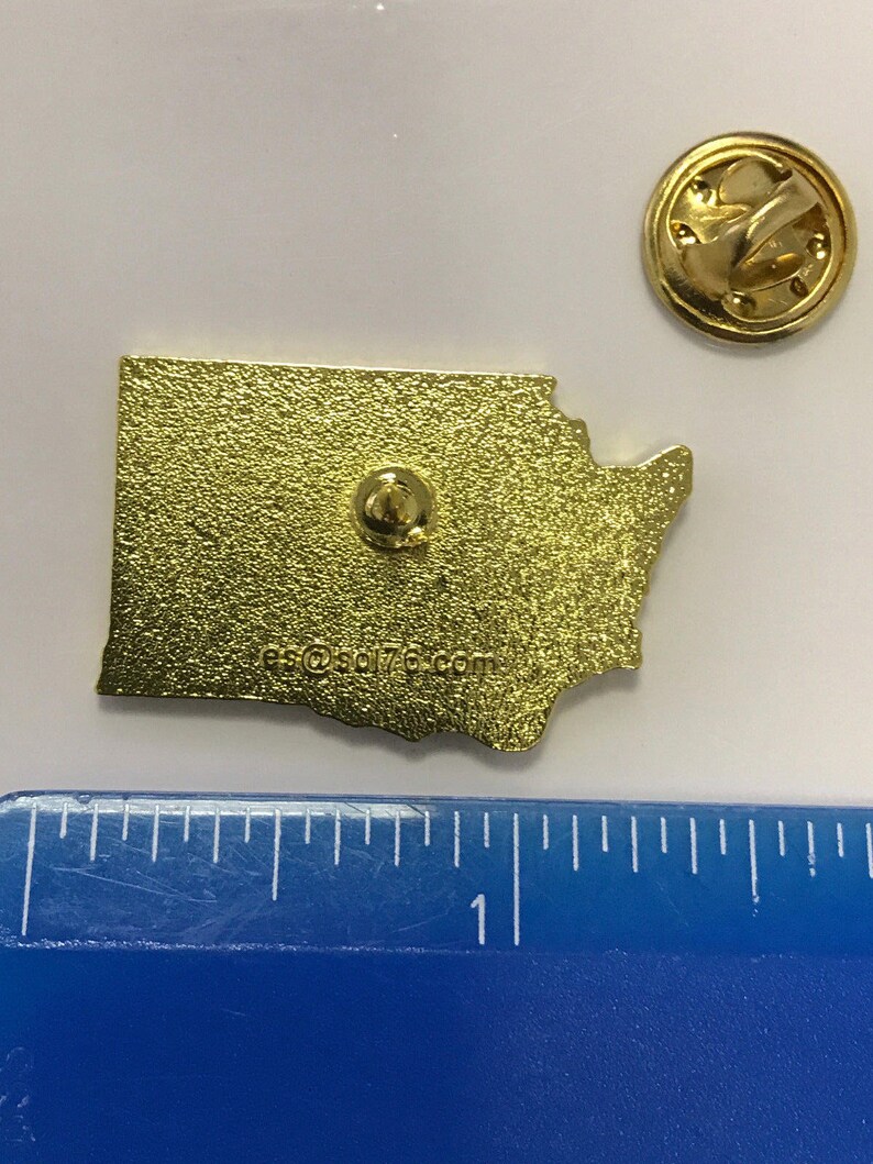 Washington State Lapel Pin WA US Flag American USA Patriot Politics - Etsy
