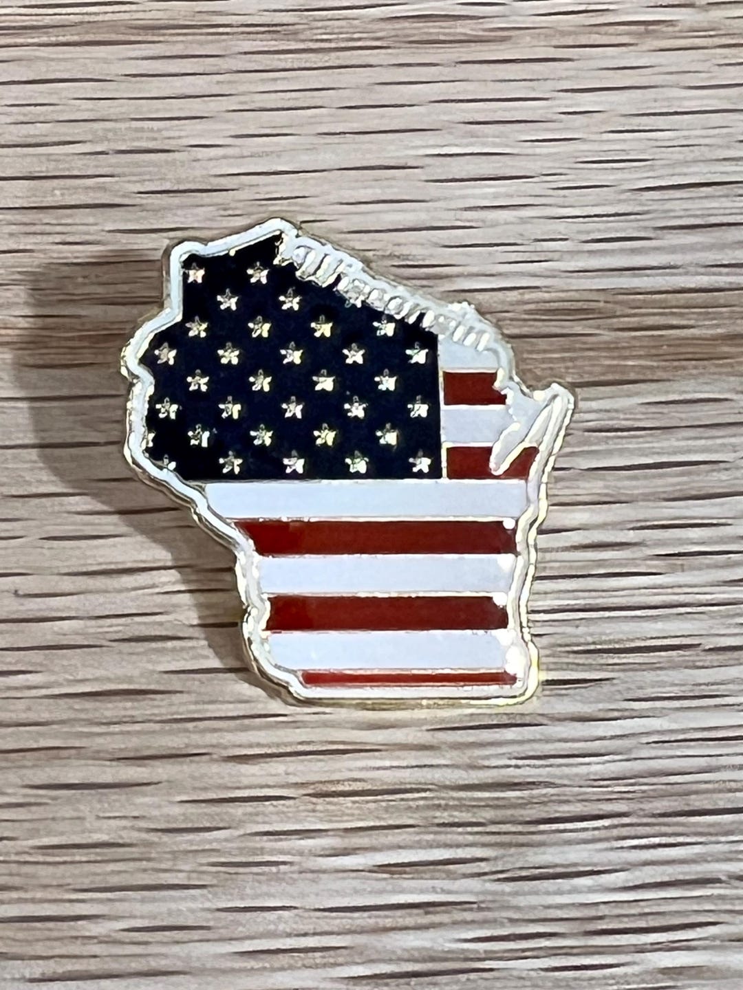 Wisconsin State Lapel Pin US Flag American USA Patriot Politics - Etsy