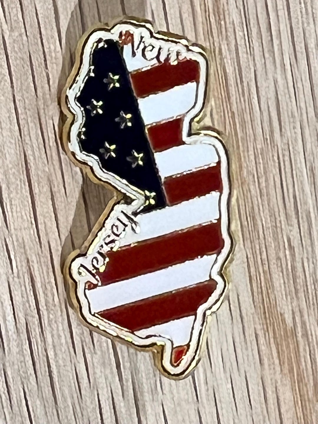 New Jersey State Lapel Pin US Flag American USA Patriot Politics - Etsy