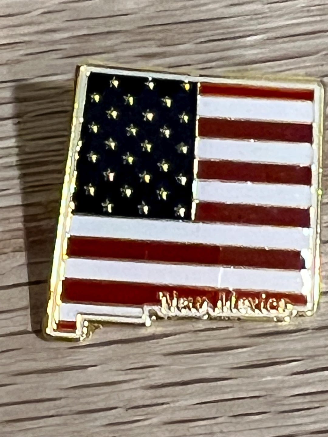 New Mexico State Lapel Pin US Flag American USA Patriot Politics - Etsy