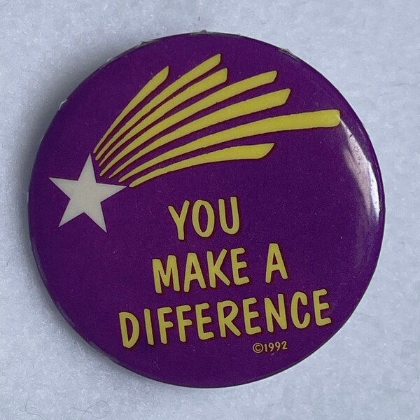 You Make a Difference Pin - Etsy