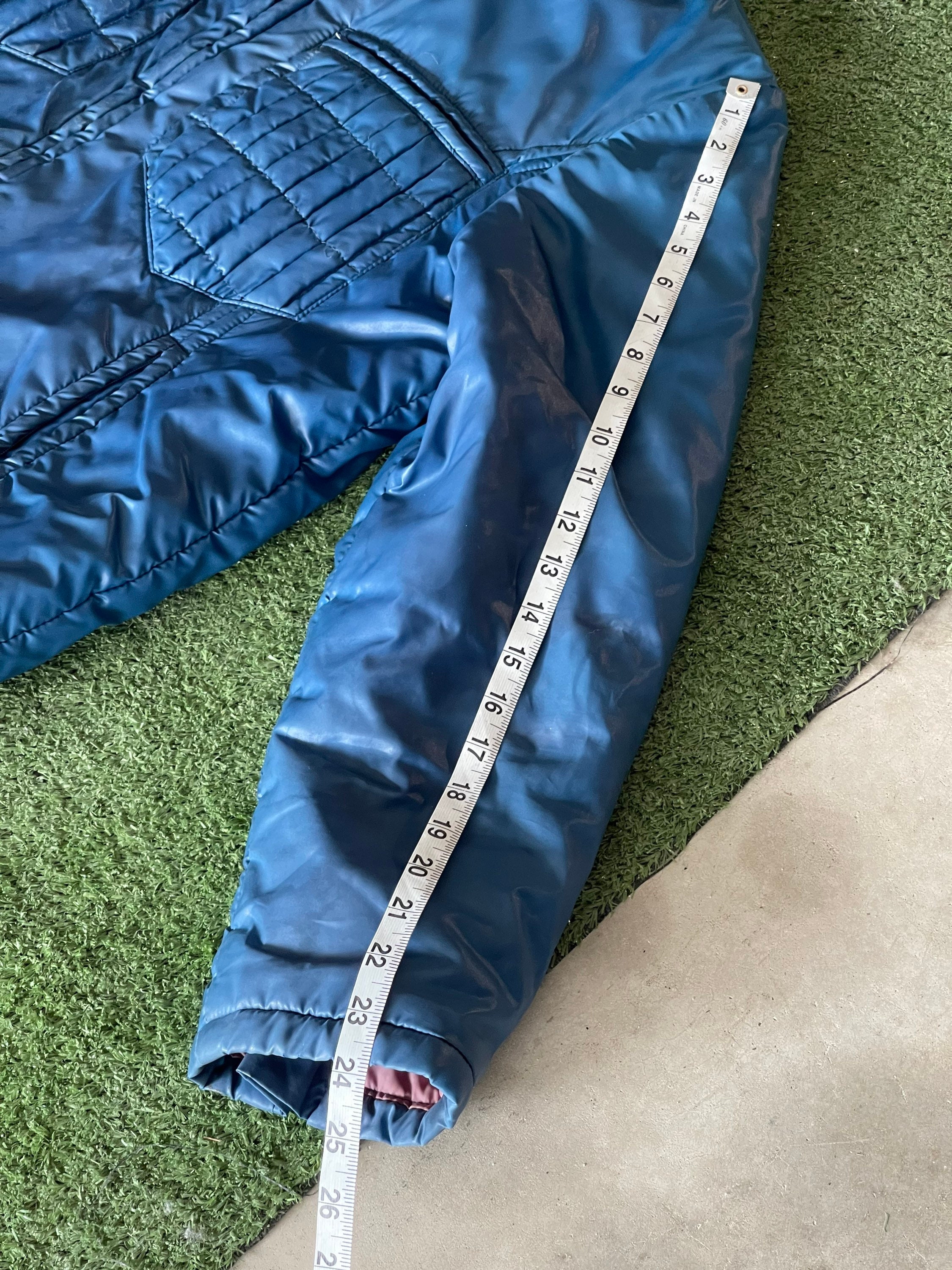 70s Blue Montgomery Ward Puffer Jacket - Etsy