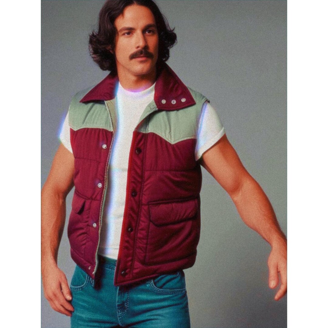 1980s Puffer Vest - Etsy