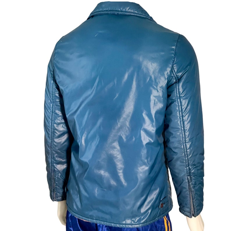 70s Blue Montgomery Ward Puffer Jacket - Etsy