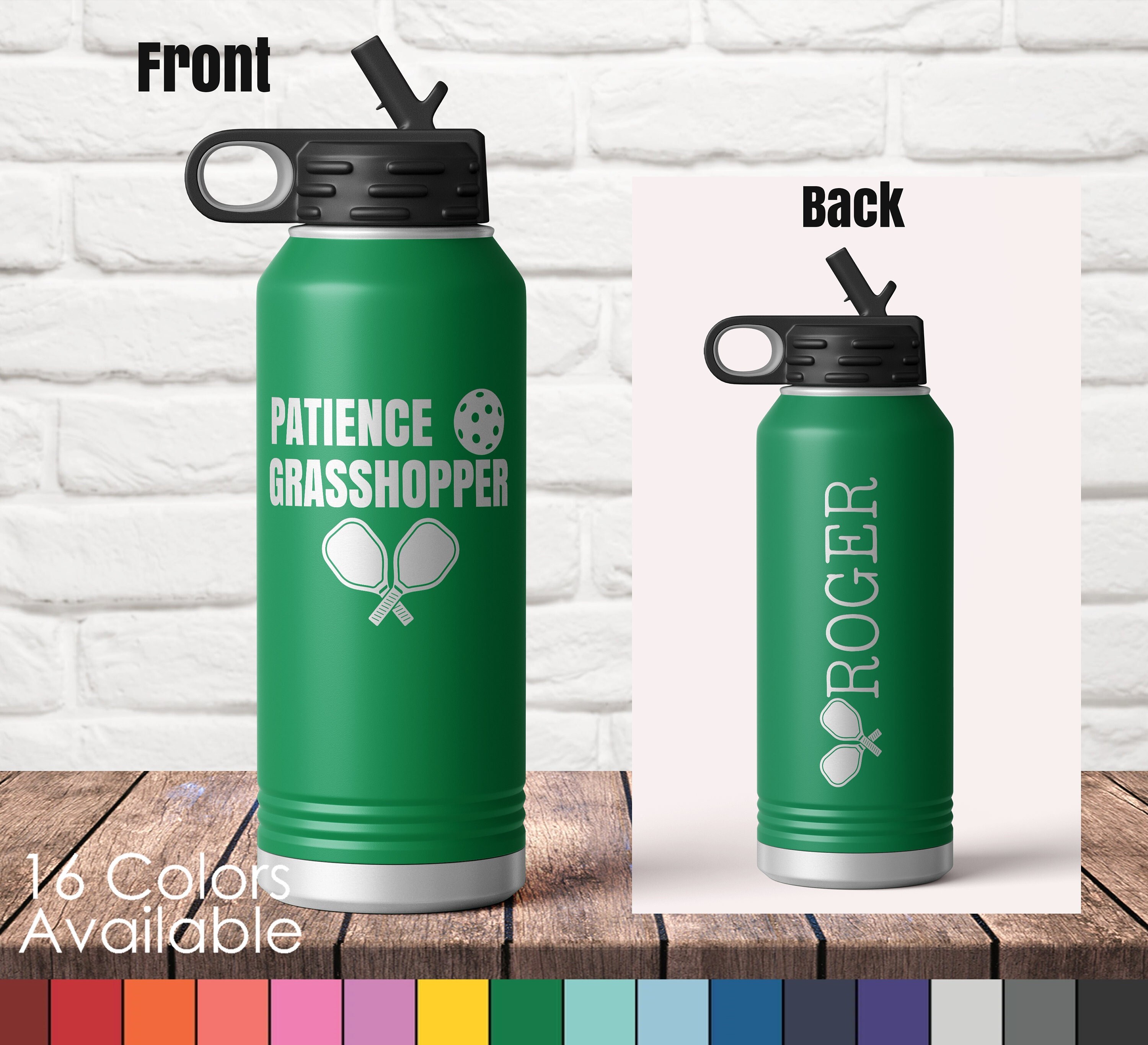 32 Oz Patience Grasshopper Pickleball Paddles and Ball - Etsy