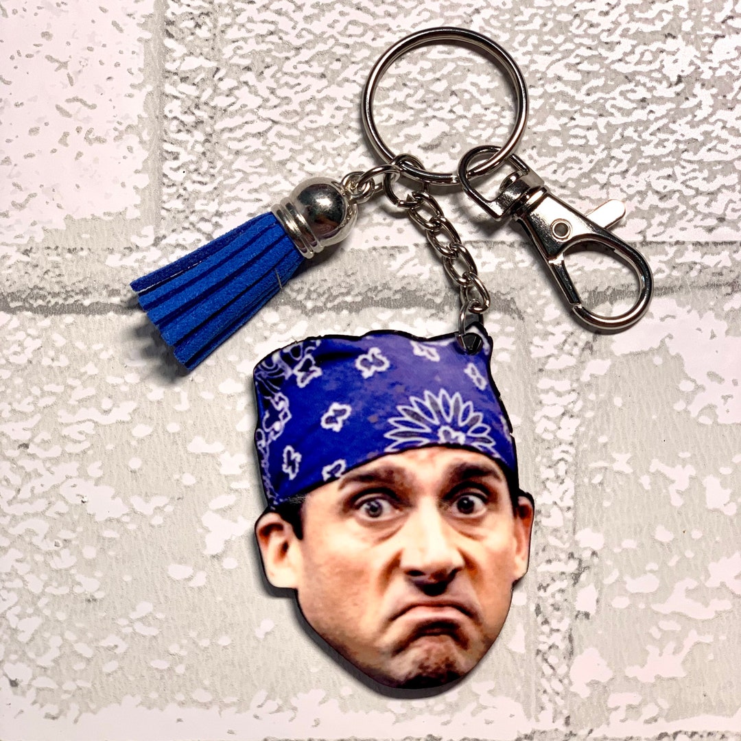 Prison Mike Keychain With Tassel and Lobster Claw Hook - the Office ...