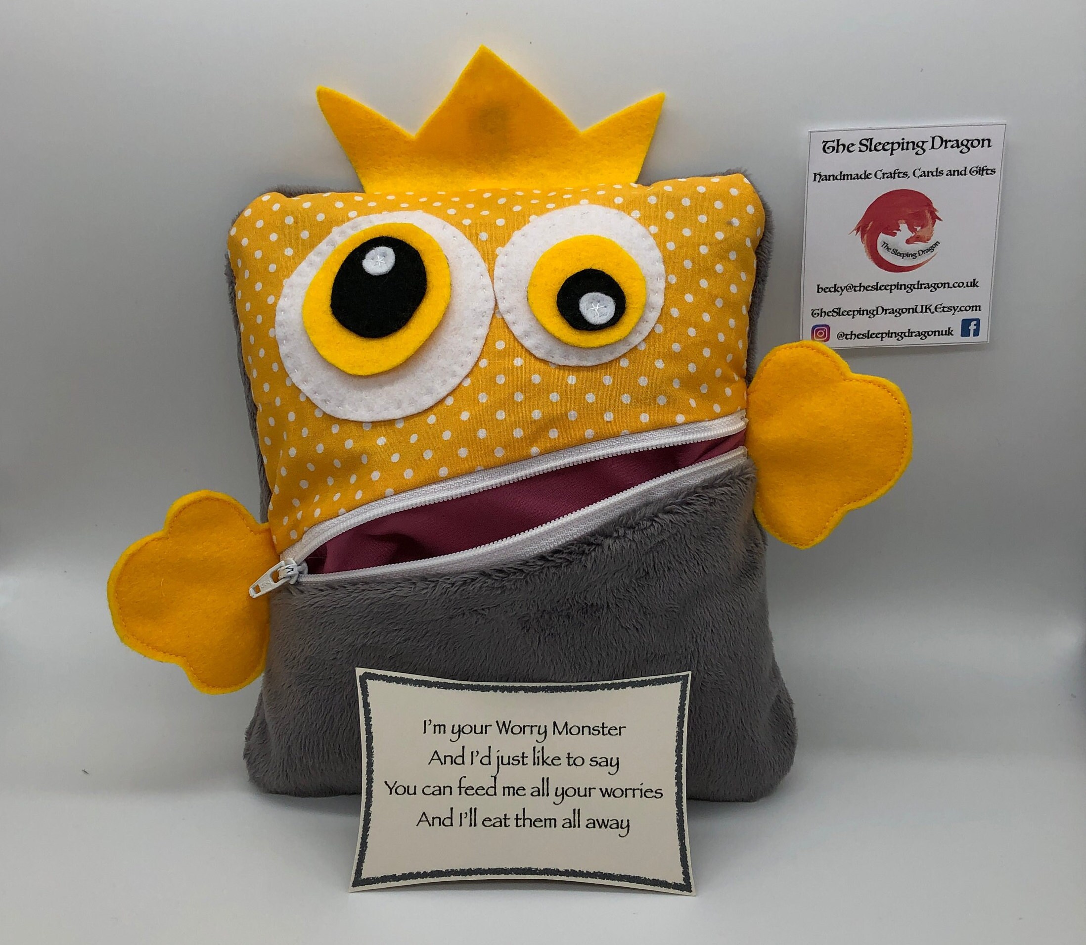 Worry Monster | Etsy