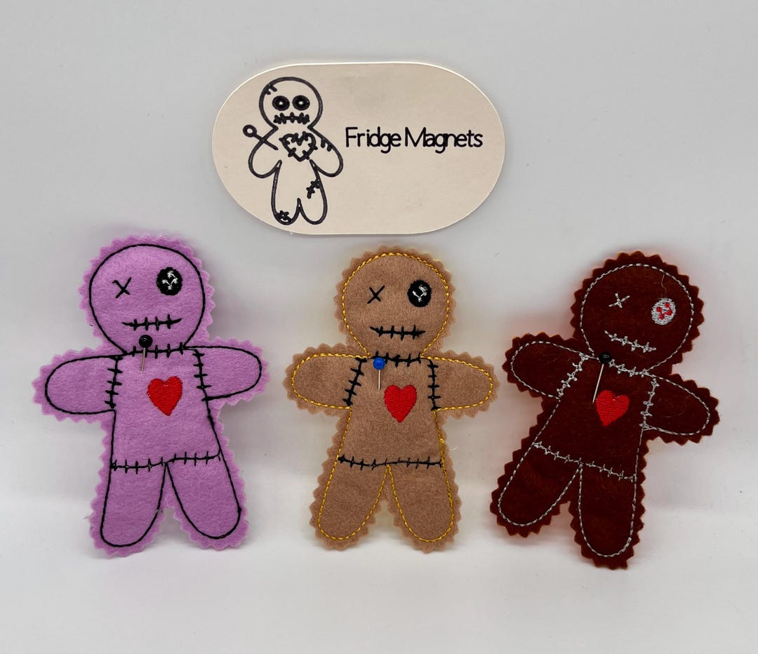 Zombie Voodoo Gingerbread Man Fridge Magnet - Etsy