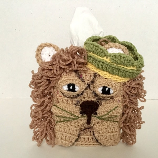Lion Tissue Box - Etsy