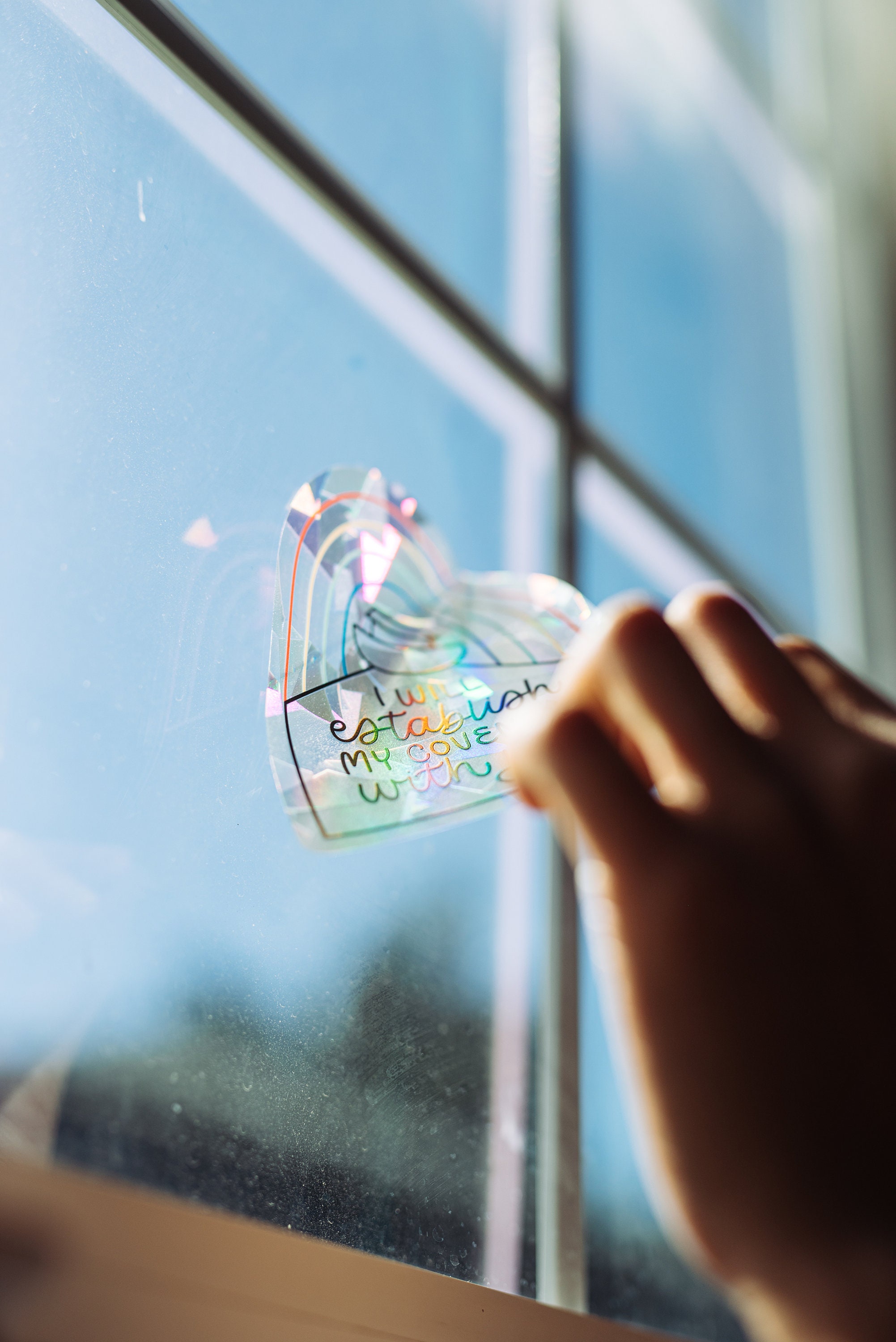 Rainbow Maker Sun Catcher Sticker Lamp for my Feet | Etsy