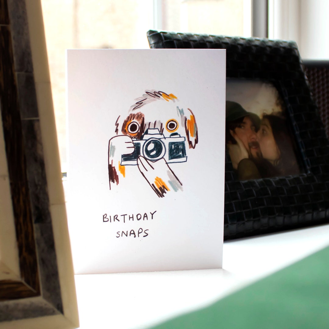 Birthday Greeting Card 'birthday Snaps' - Etsy