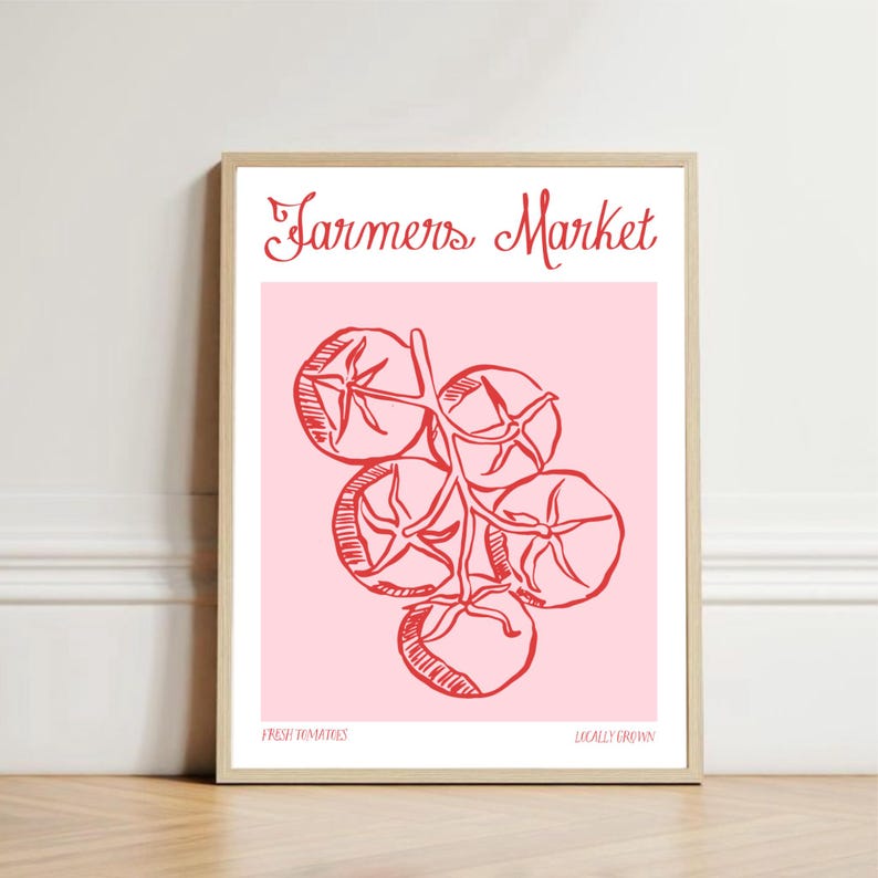 Printable Farmers Market Poster | Farmers Market Digital Download ...