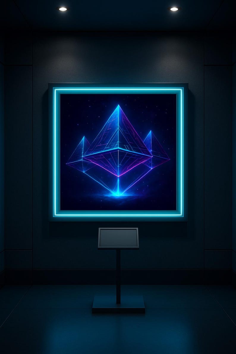 Floating Pyramids Art Print – Futuristic Cosmic Pyramid Complex - Etsy
