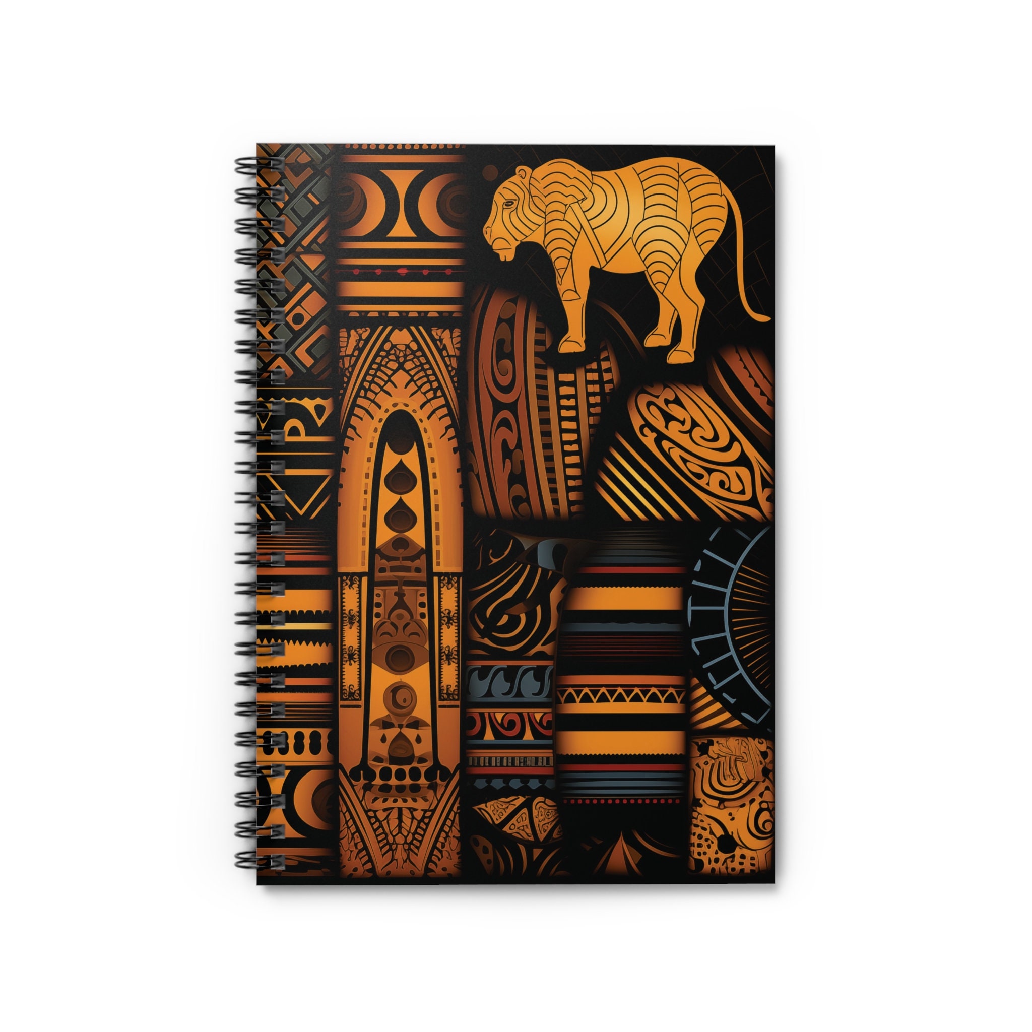 African Print Notebook Gratitude Journal, Black Owned, Self Care ...