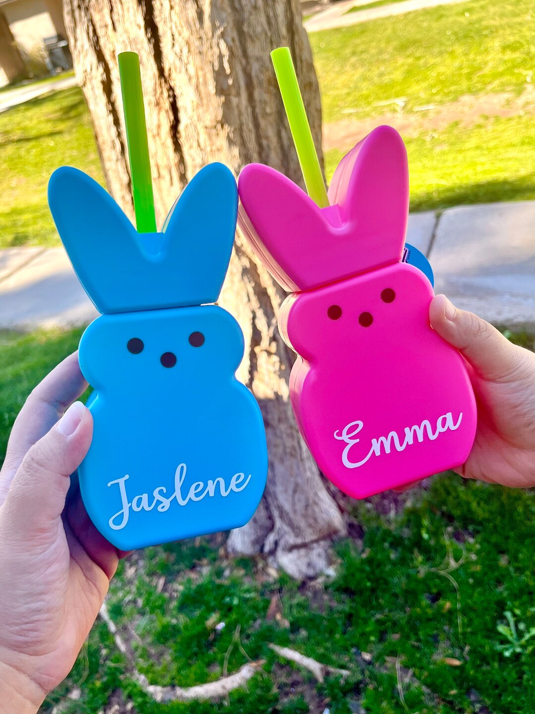 Easter Water Bottle Easter Cup Peeps Cup Peeps Easter Peeps Cup ...