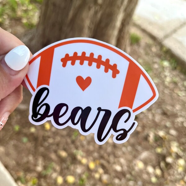 Chicago Bears Decals - Etsy