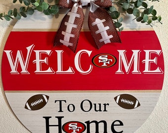 49ers Welcome Sign - Etsy