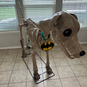 3D Printed Batman Dog Tag for 7ft Skelly Dog - Etsy