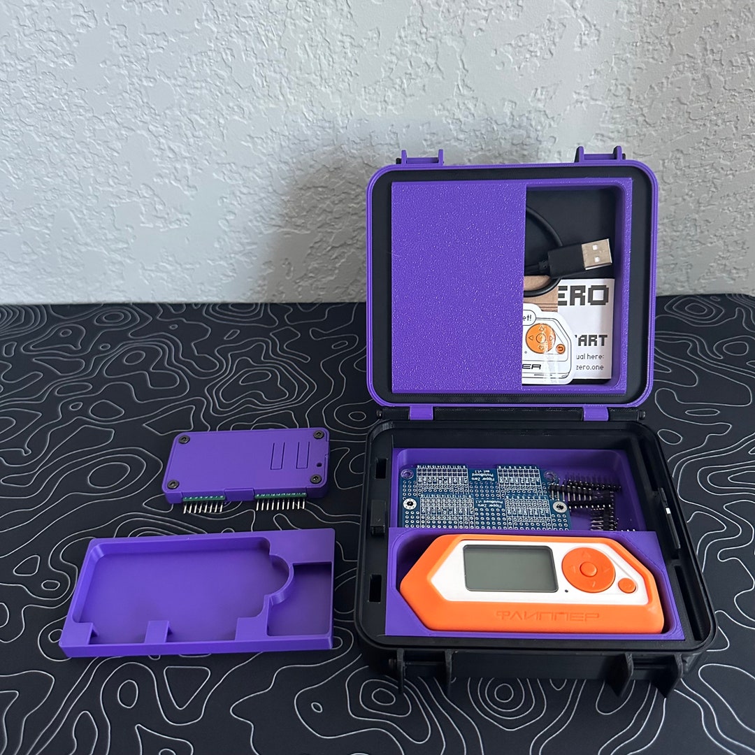 Expanded 3D Printed Flipper Zero Case With Custom Design Options ...
