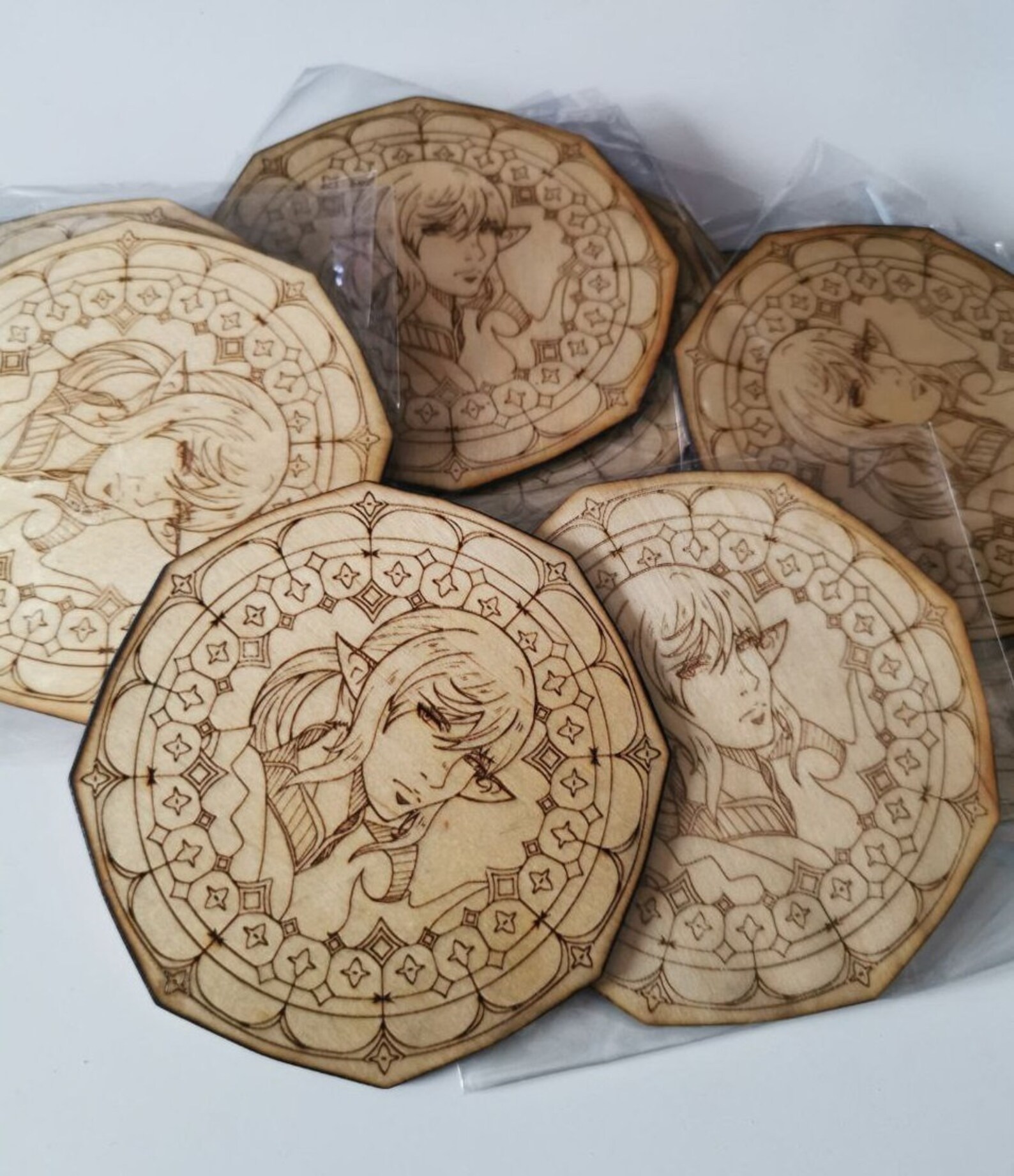 FFXIV Wooden Coasters - Etsy
